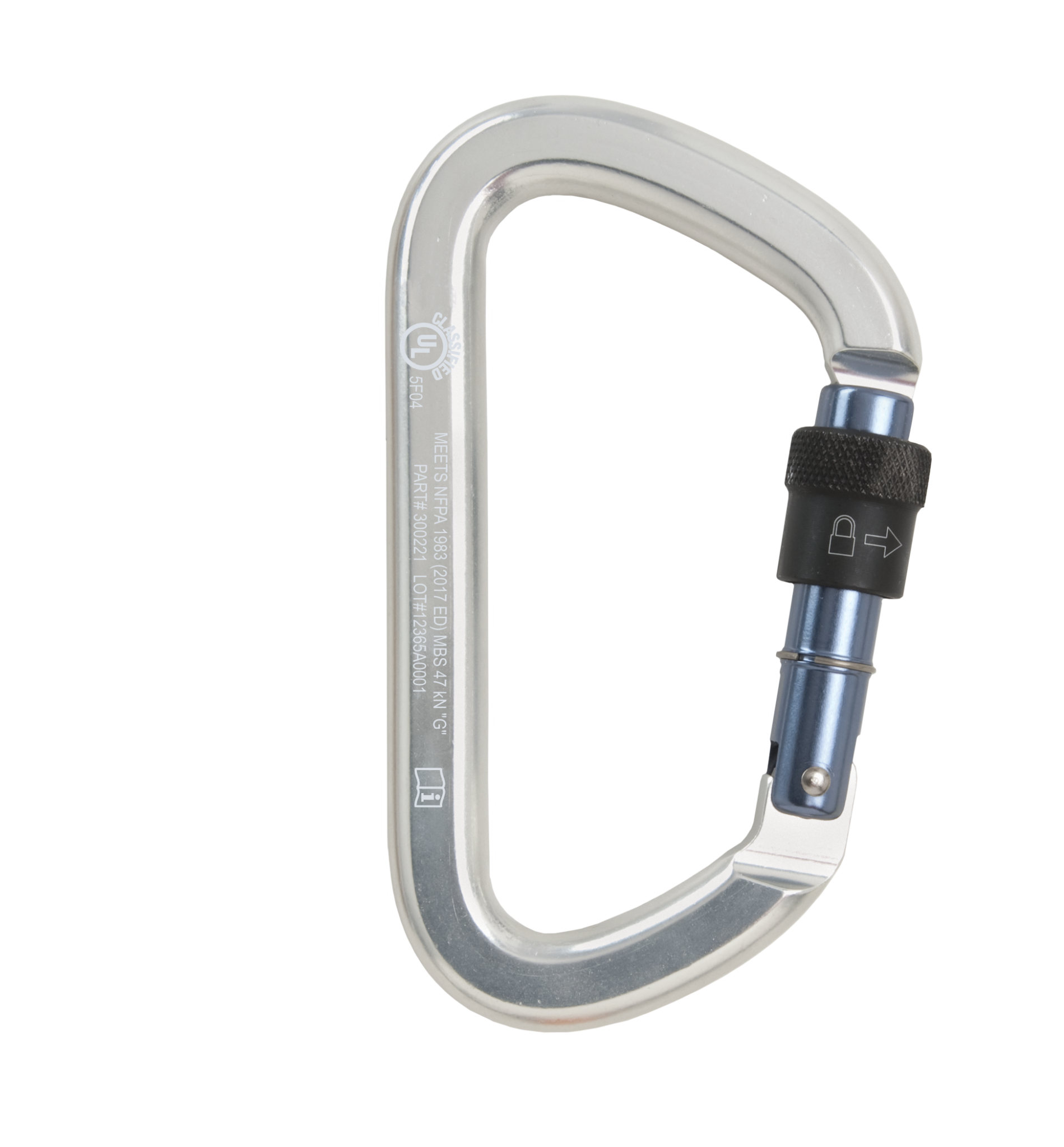 CMC Rescue ProSeries® Aluminum Key-Lock Carabiners - Columbus Supply