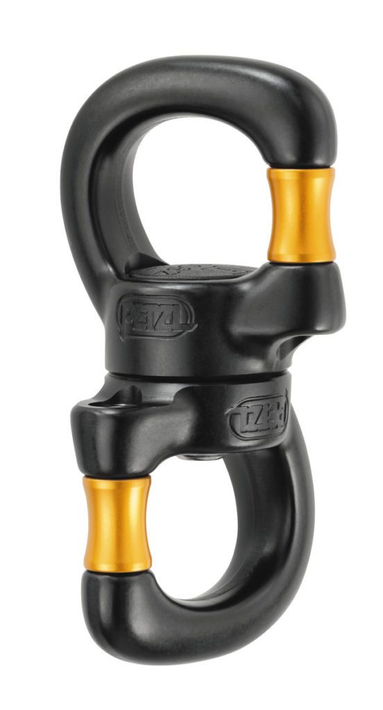 Petzl SWIVEL OPEN Gated Swivel with Sealed Ball Bearings - Columbus Supply