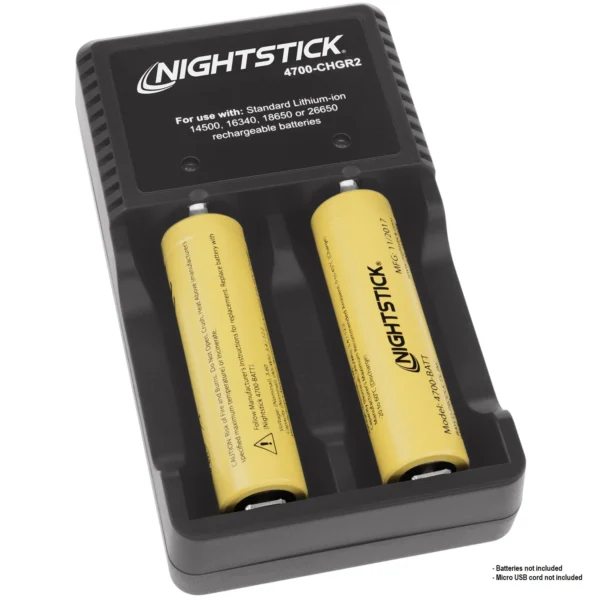 NightStick Dual Micro USB Battery Charger - Columbus Supply