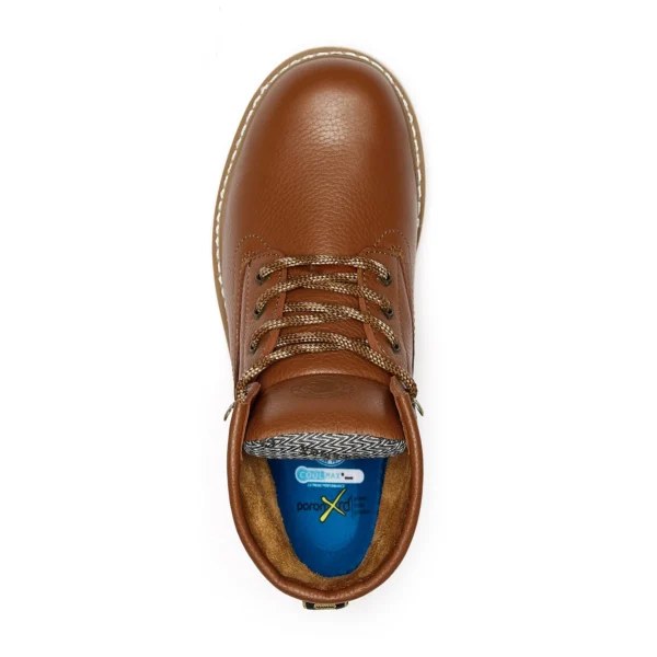 Rock Rooster Roberta Men's Safety Water Resistant Tan Leather Wedge ...
