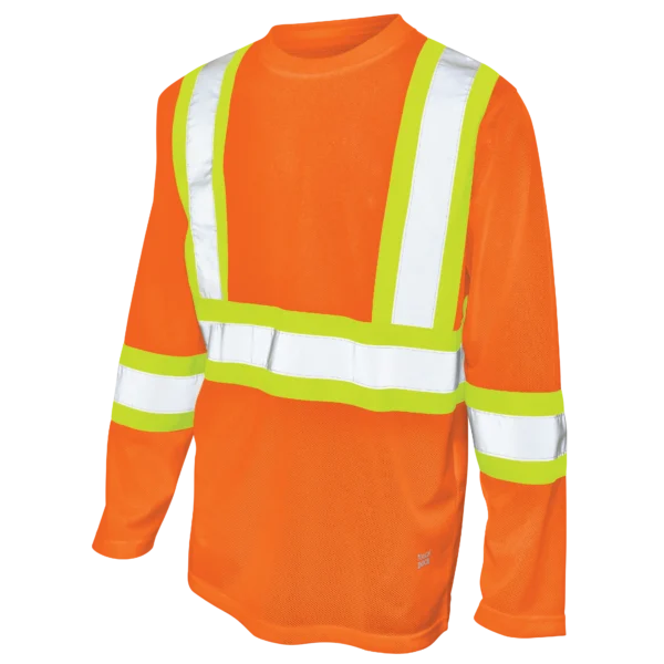 Tough Duck Micro Mesh Long-Sleeve Safety T-Shirt - Columbus Supply